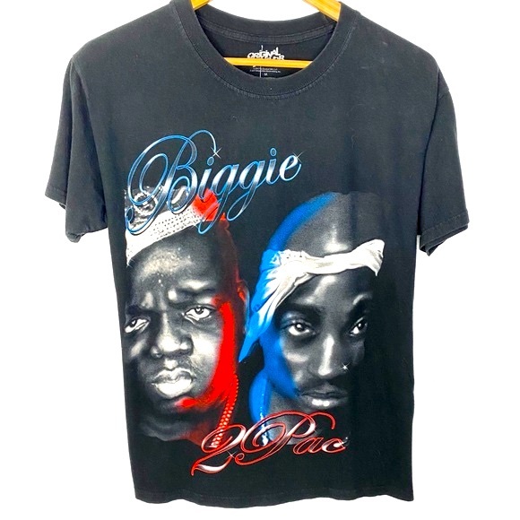 Vintage | Shirts | Vintage Original Flavor Biggie 2pac Black Hip Hop ...